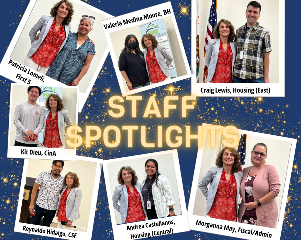 Staff Spotlights and Shout Outs - Home Start